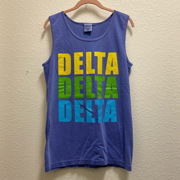 Comfort Colors | Tops | New Tri Delta Having More Fun Since 888 Tank ...